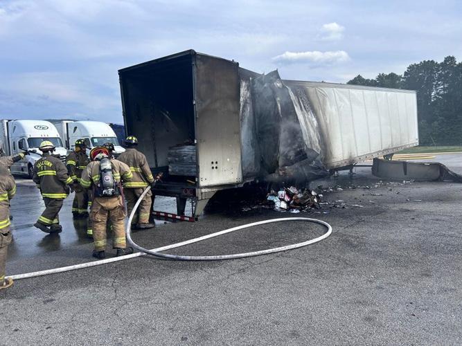 USPS Semi-Truck Fire at Loves Travel Stop | Local News | local3news.com