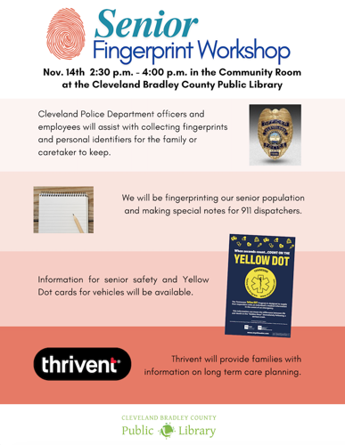 Senior Fingerprint Workshop at Cleveland Library | Local News | local3news.com