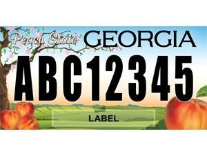 It's a peach of a plate, new GA license plate unveiled | What's ...
