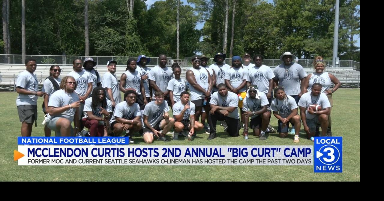 Central/Mocs alum, Seahawks lineman McClendon Curtis returns home for ...
