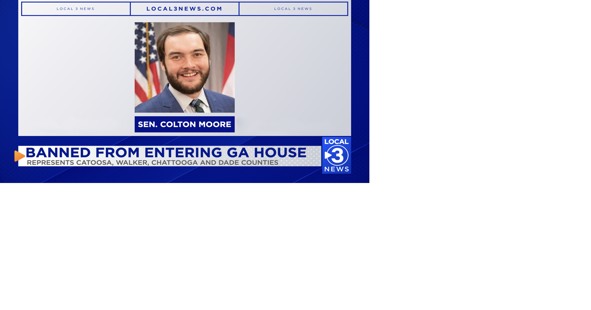 Georgia State Sen. Colton Moore Banned for Remarks | Local News ...