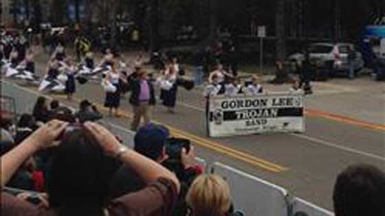 Gordon Lee Trojans Band playing at Gator Bowl | | local3news.com