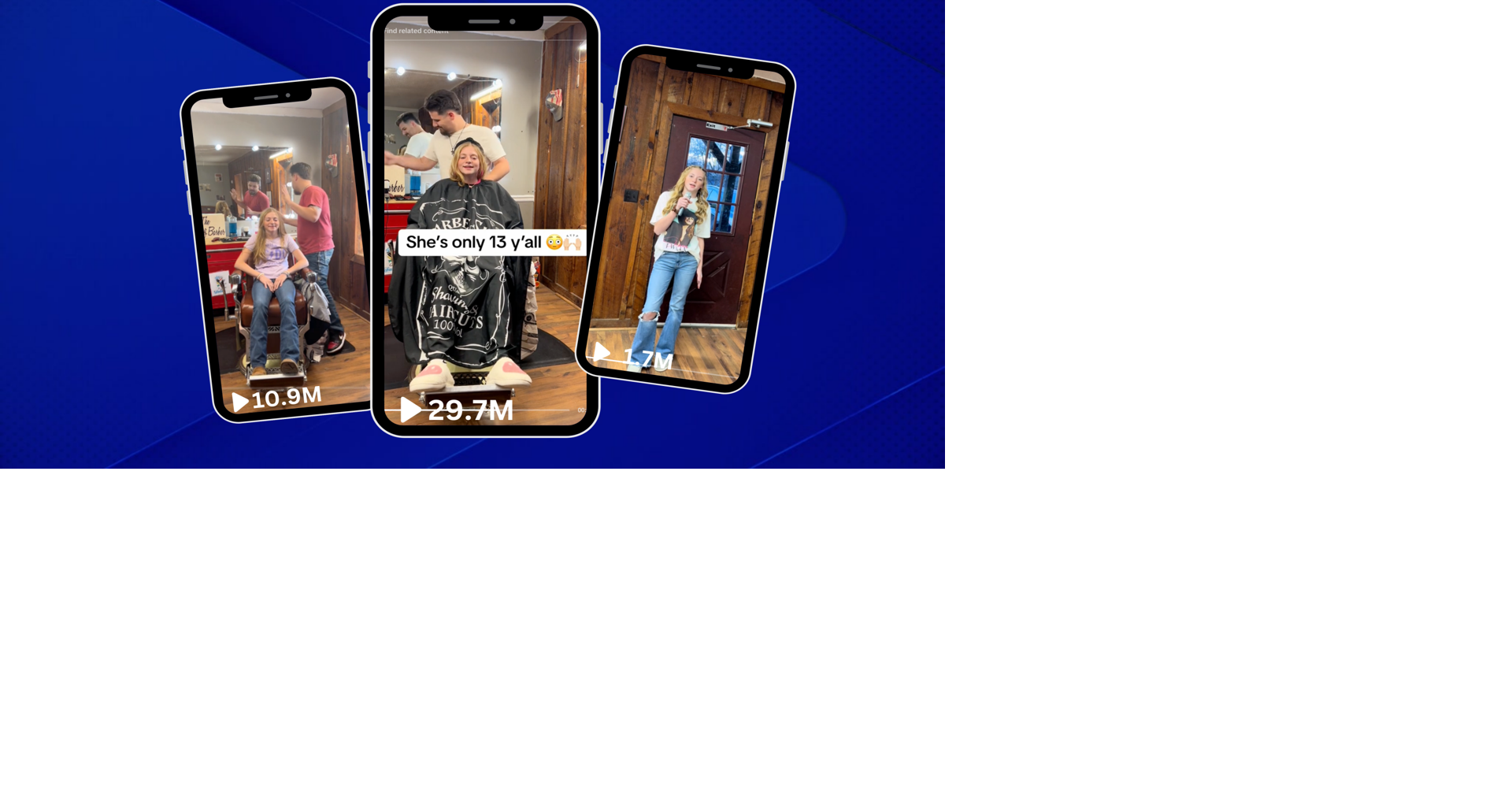 ONLY ON 3: TikTok video of Polk County teen singing from the barber's chair goes viral | Local ...