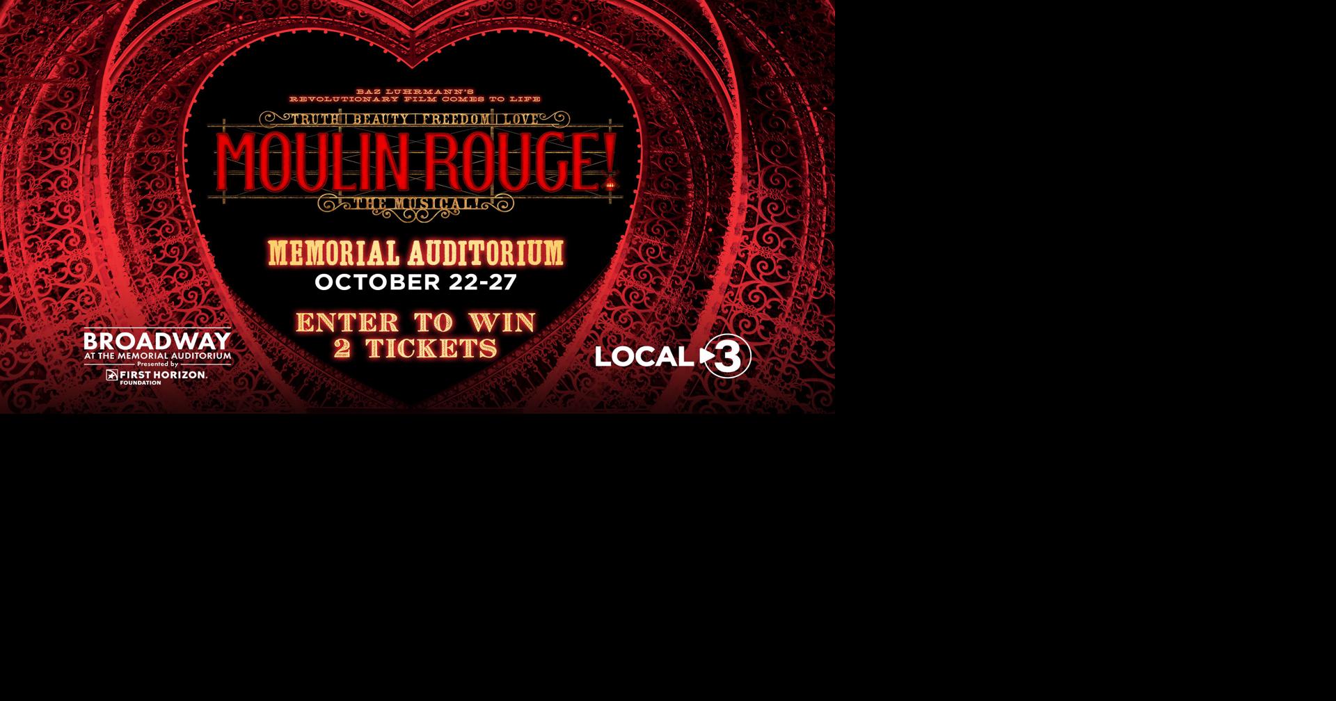 WRCB “Moulin Rouge! The Musical” Tickets Contest | Contests ...