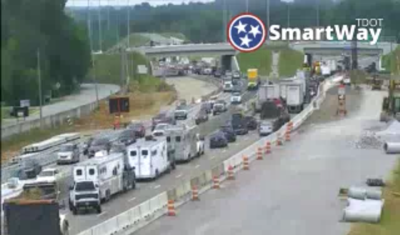 I-24 down to one lane after multi-vehicle crash near I-75 split | Local ...