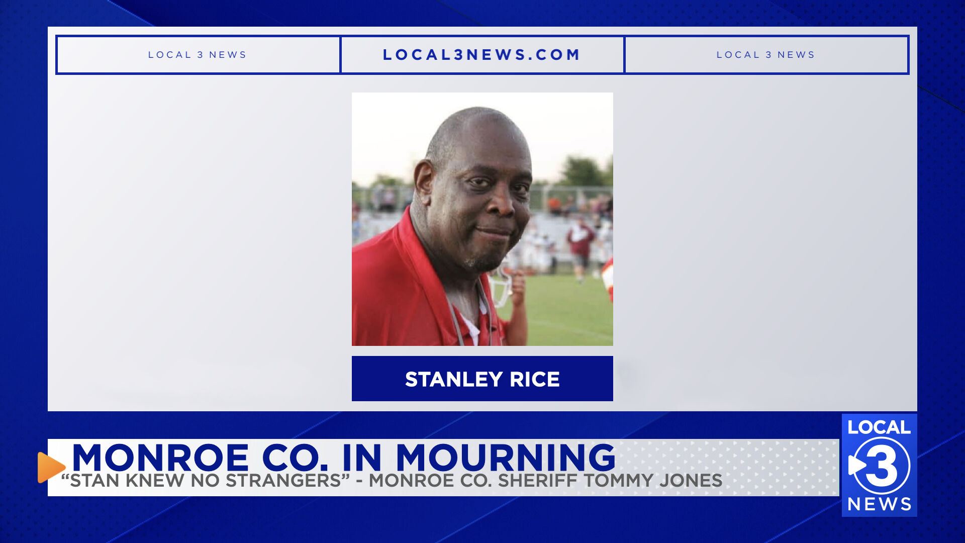 Mourning the Loss of Coach Stanley "Stan" Rice | Local News ...