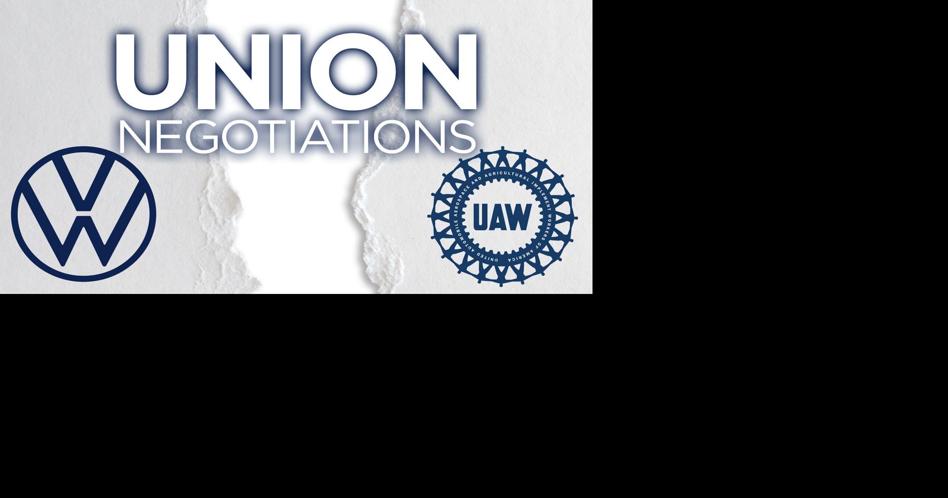 Members of the UAW hold protest, claim Volkswagen's changes violated ...