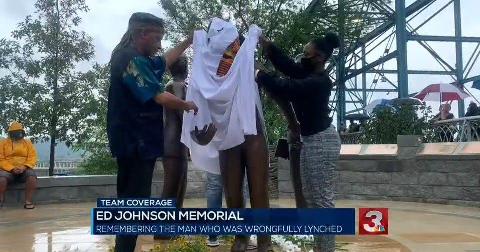 Ed Johnson Memorial unveiled, marking an important part of Chattanooga ...