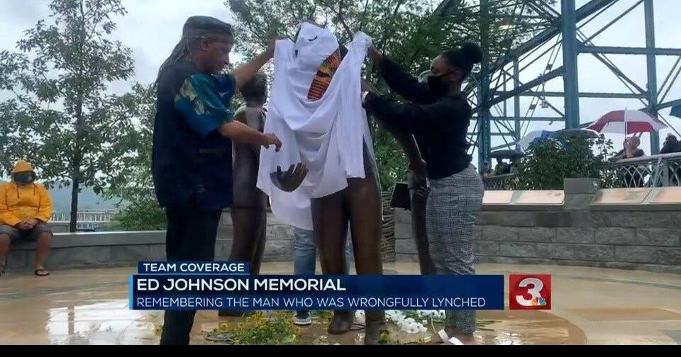 Ed Johnson Memorial unveiled, marking an important part of Chattanooga history | What's Trending ...
