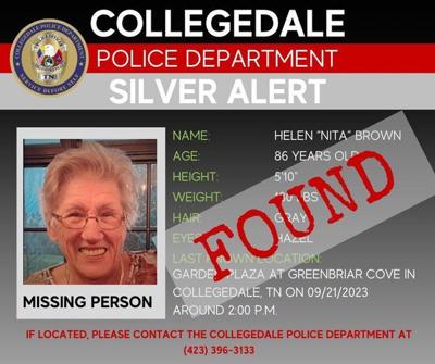 UPDATE: Collegedale Police cancels Silver Alert for 86-year-old woman ...