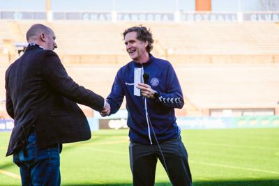Mayor Kelly presented Chattanooga Football Club's outgoing CEO Jeremy ...