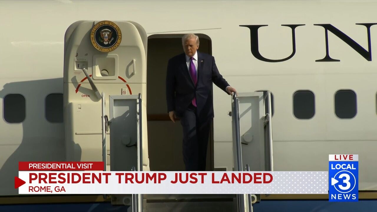 President Trump's Visit Schedule in Rome, GA | Local News | local3news.com