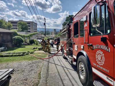 Chattanooga Fire Department works grease fire at duplex on Citico Ave ...