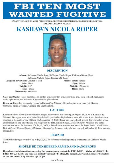 FBI adds KaShawn Roper to Ten Most Wanted list in 2020 Kansas City ...