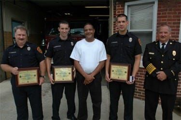 Fire Victim Says "Thank You" to Firefighters Who Saved His Life ...