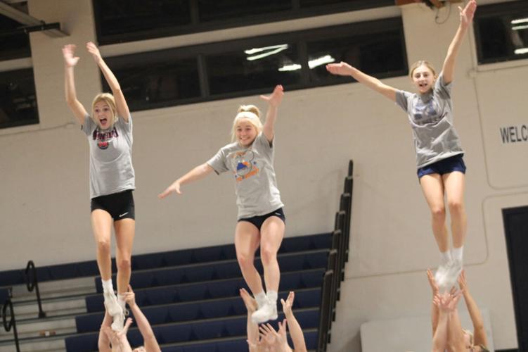 Man cheerleading squad preparing for state competition | Sports ...