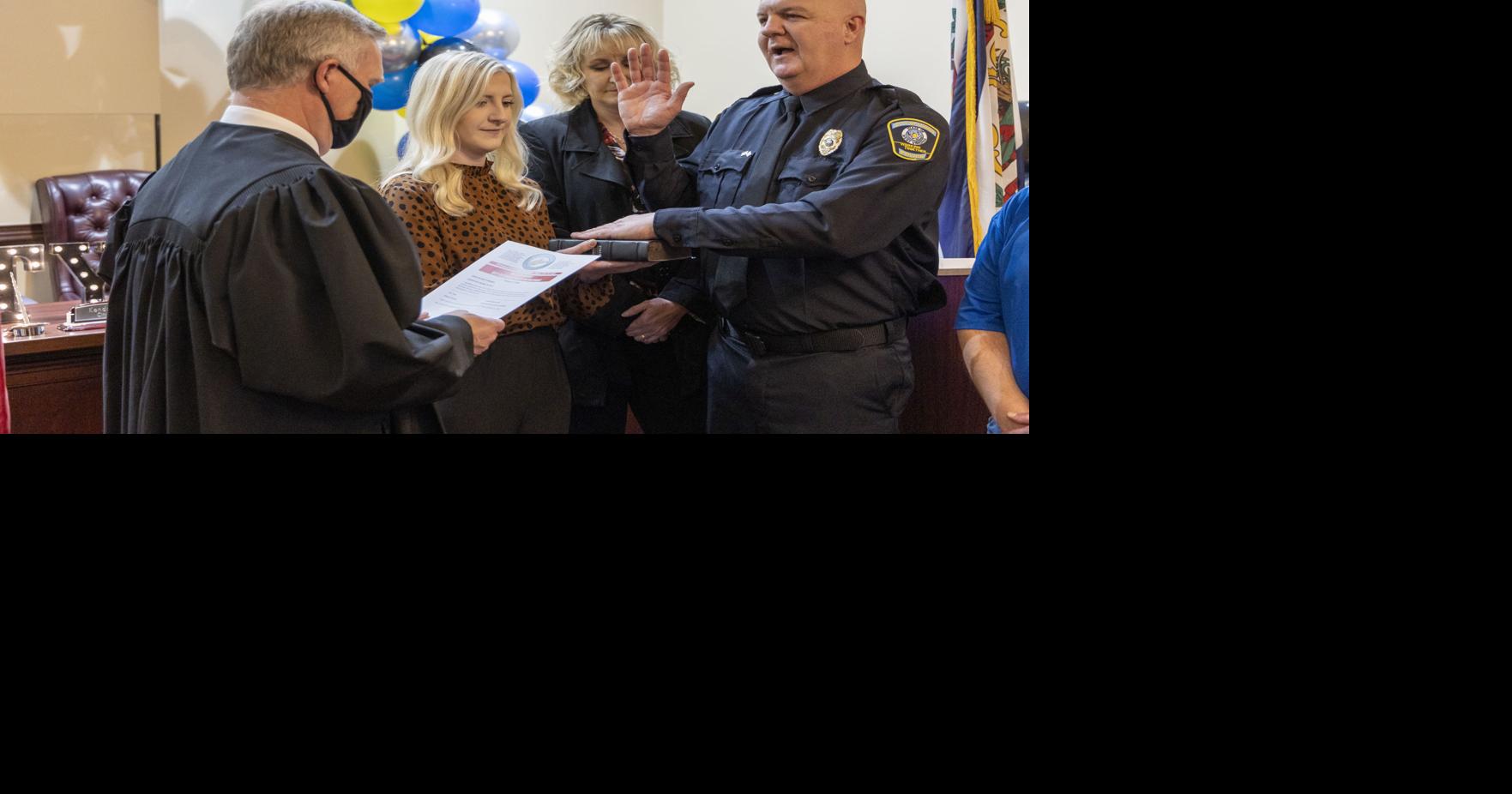 New chief and two officers sworn into Logan Police | News | loganbanner.com