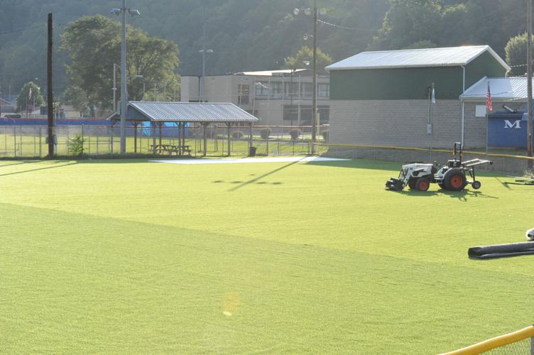 Man Little League field turf project close to being completed | Sports ...