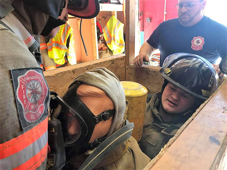 Fire department trains with new manikin | News | loganbanner.com