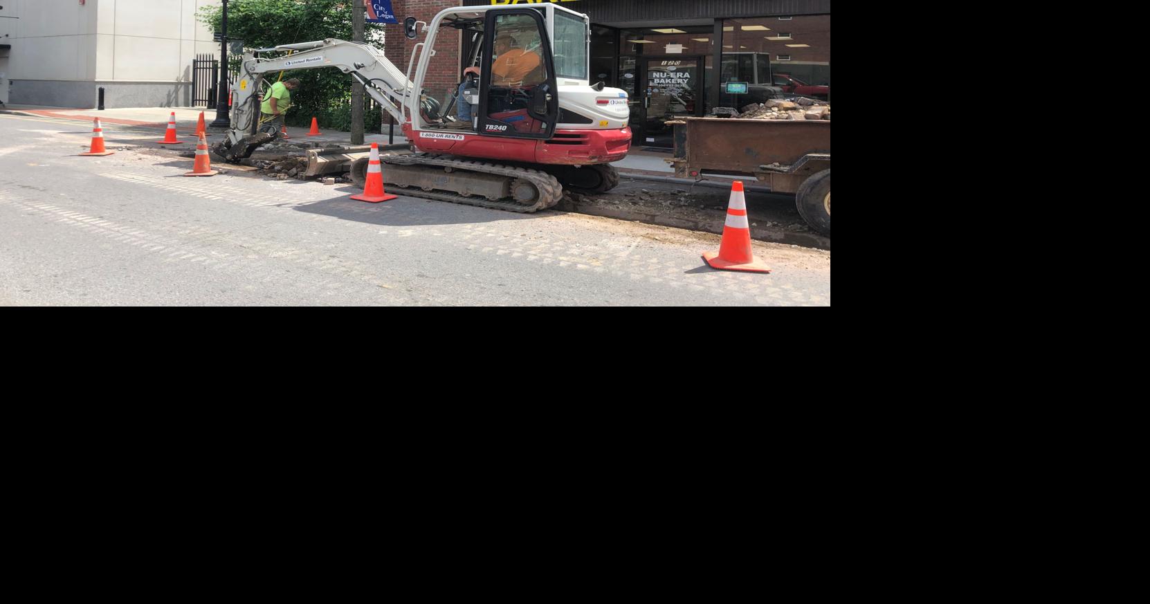 Contractors begin work to bury downtown Logan's fiber-optic lines ...