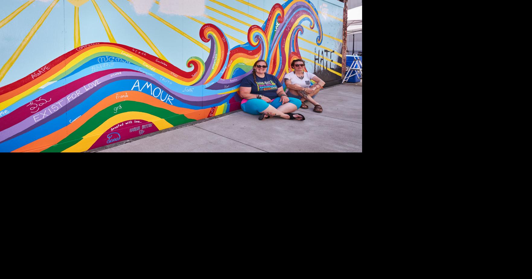 Community mural celebrates 'love over hate' | News | loganbanner.com