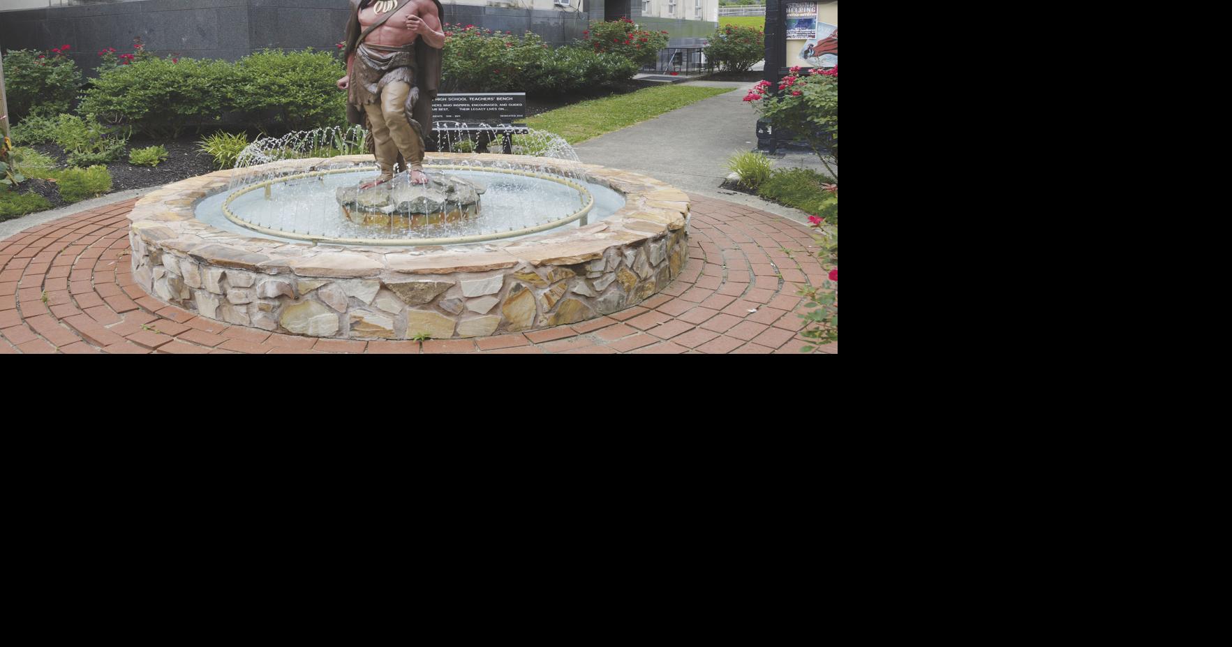 Chief Logan fountain gets needed repairs | News | loganbanner.com