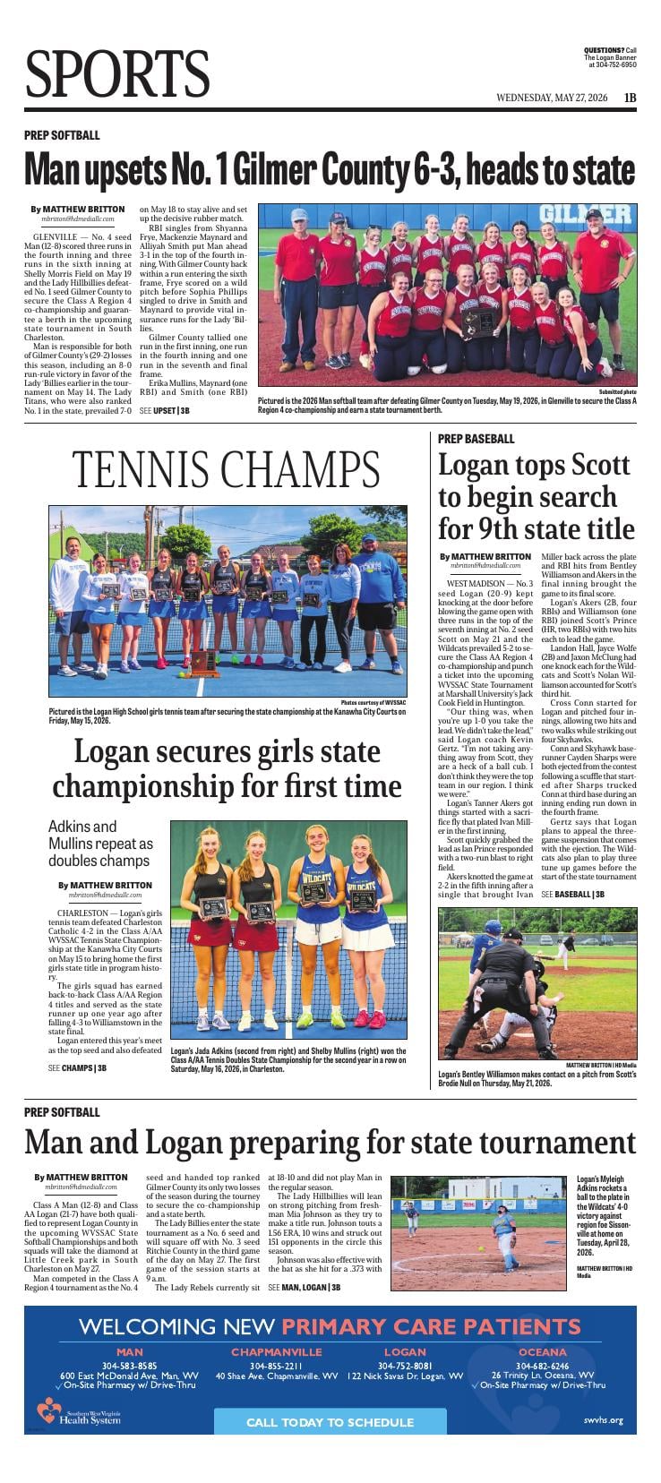 Page B1 | e-Edition | loganbanner.com