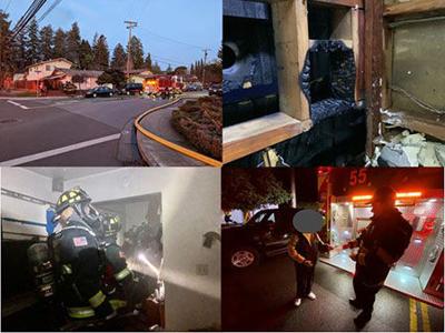 Weekend fire damages structure in MV - one minor injury reported | News ...