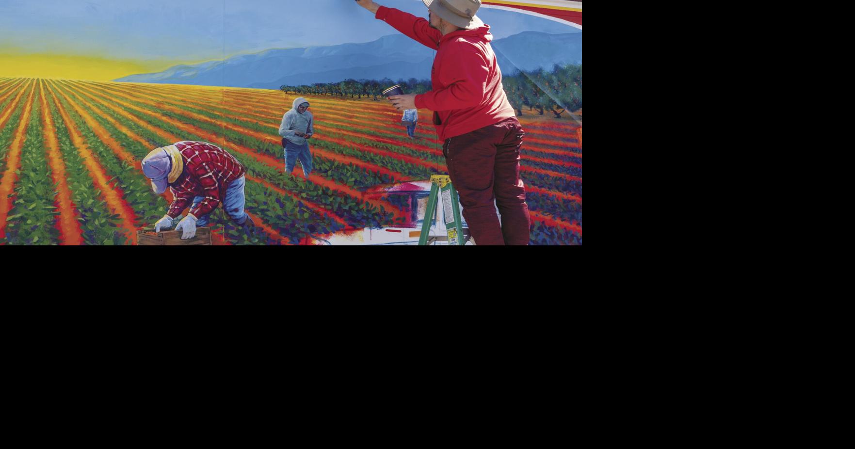 New mural now at DeMartini Orchard celebrates gratitude | Community ...