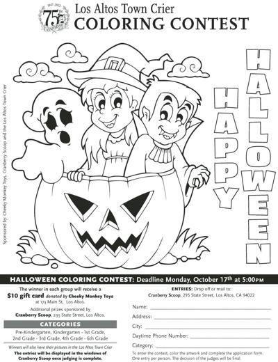 Halloween coloring contest is now live! | Community | losaltosonline.com