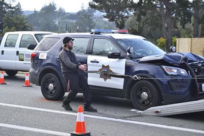 Los Altos Police Department car involved in 3-vehicle collision | News ...