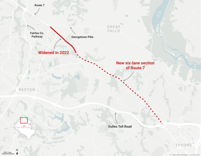 Route 7 widening project complete in Fairfax County | 1local ...