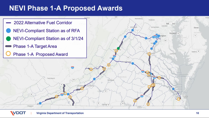 VDOT announces sites for electric vehicle charging stations | Planning ...