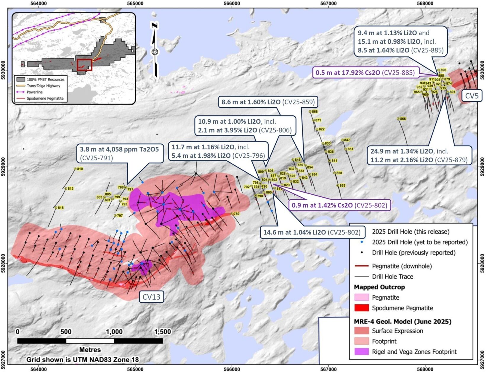 PMET Announces Multiple New Lithium/Caesium Discoveries in 2025 ...