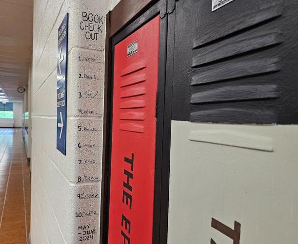 A novel idea: County High history teachers transform ordinary lockers ...