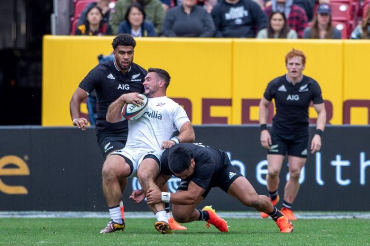 PHOTOS: New Zealand scores 16 tries to beat United States 104-14 ...