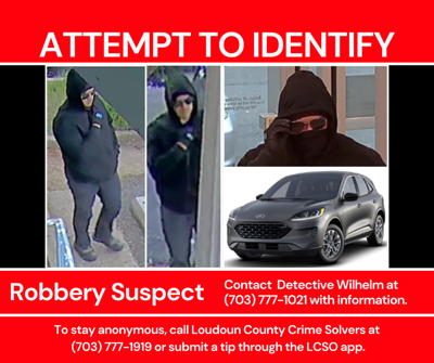 Sheriff's office seeks help identifying robbery suspect | Public Safety ...