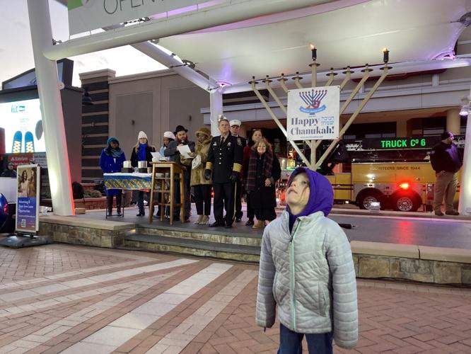 One Loudoun celebrates first night of Hanukkah with Menorah Lighting ...