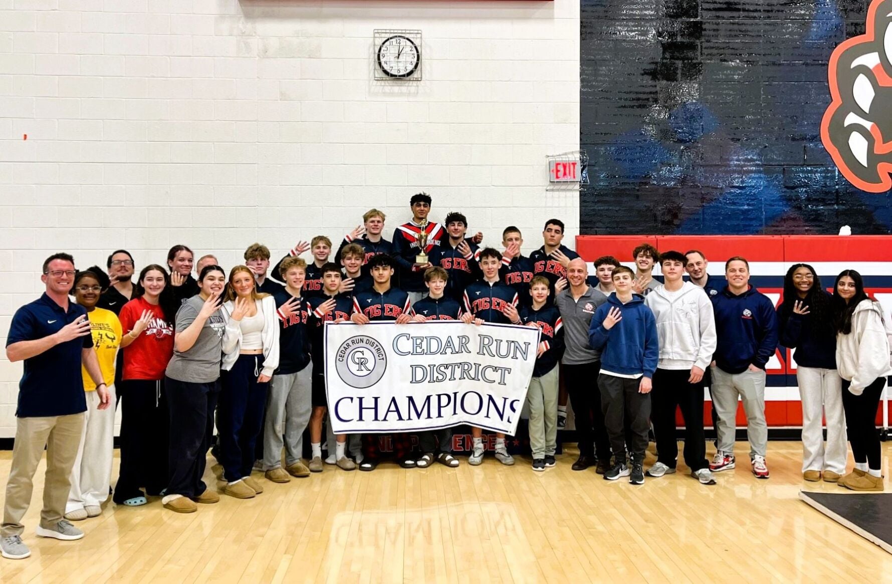 Tigers take top prize at Cedar Run District wrestling tournament ...