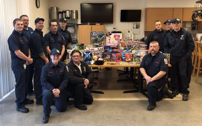 To the rescue: Loudoun firefighters replace toys after Christmas day ...