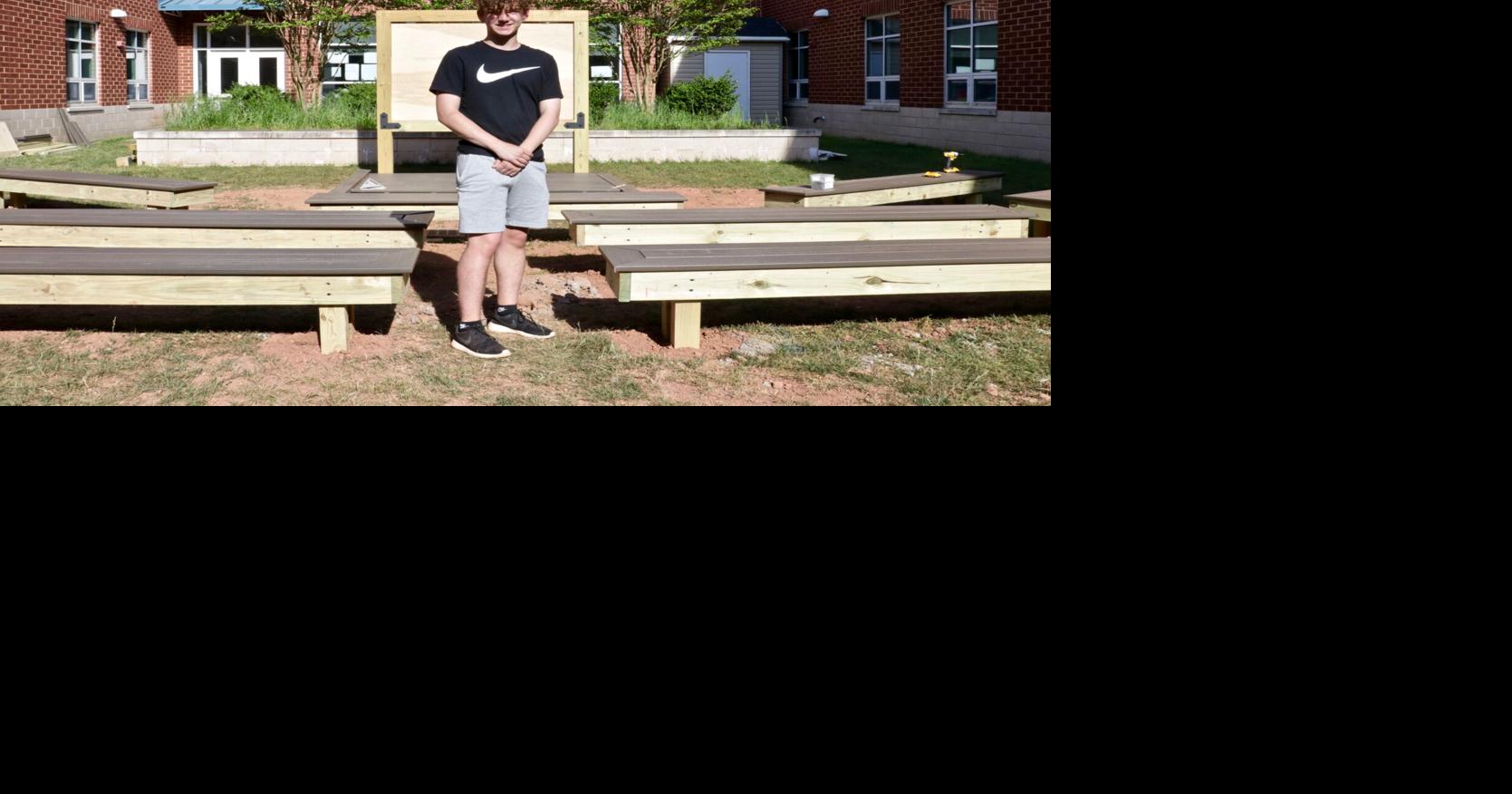 Boy Scout builds outdoor classroom for Eagle Scout project | News ...
