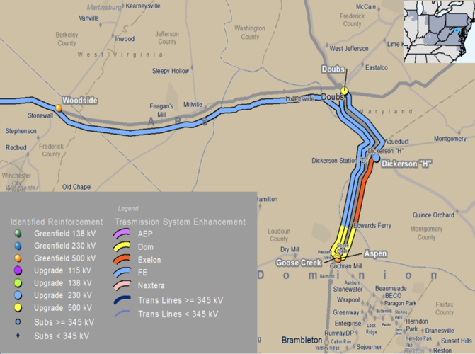 PJM recommends new transmission line route using existing corridors ...