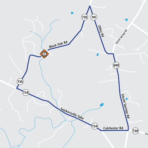 VDOT closes Black Oak Road bridge near Purcellville | 0local-or-not ...