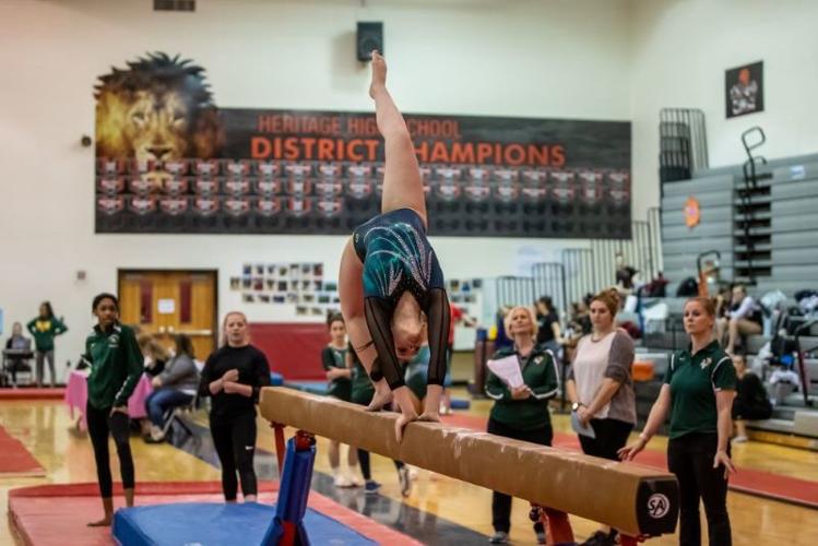 Program-best score lifts Heritage to regional gymnastics title | Sports ...