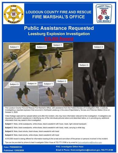 Reward offered over Leesburg explosion | Fires And Emergencies ...