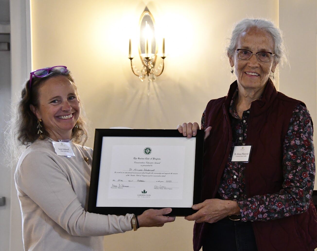 Westervelt receives statewide recognition for Peterson Young Naturalist ...