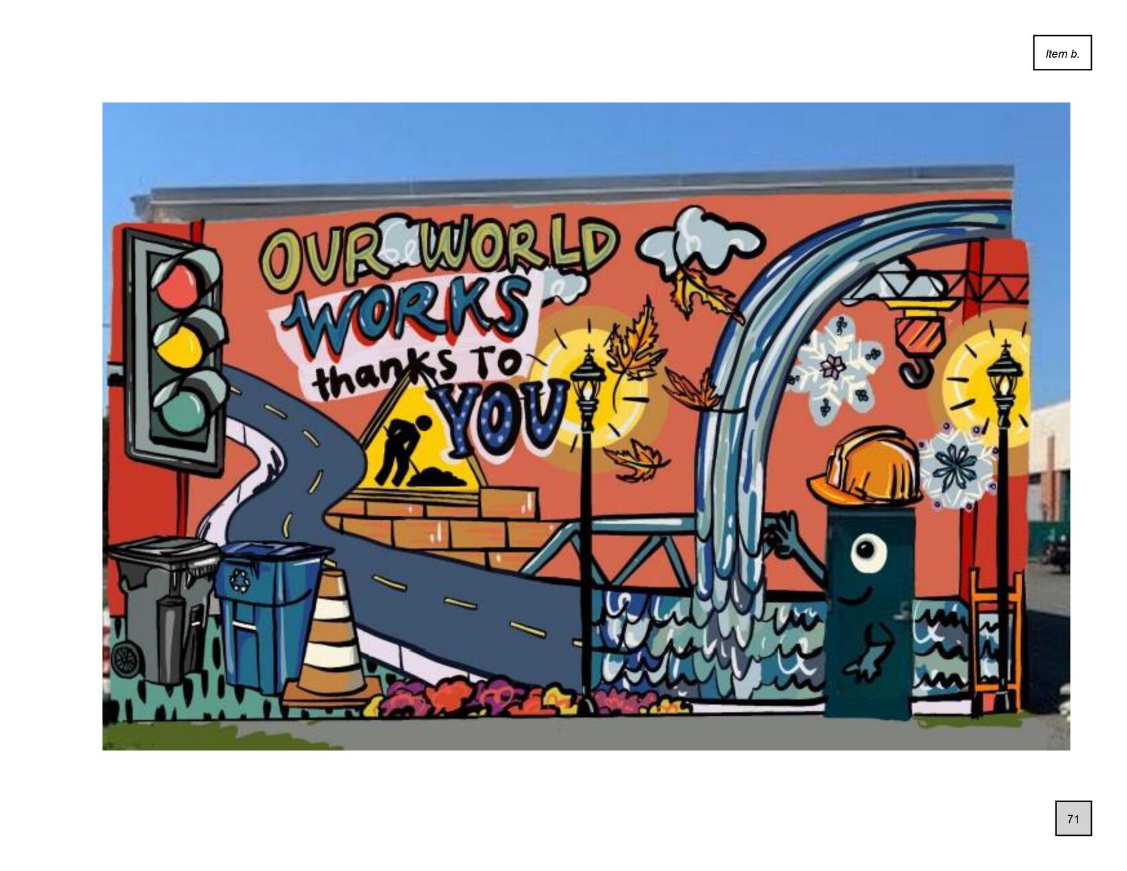 Leesburg Public Works mural approved | News | loudountimes.com