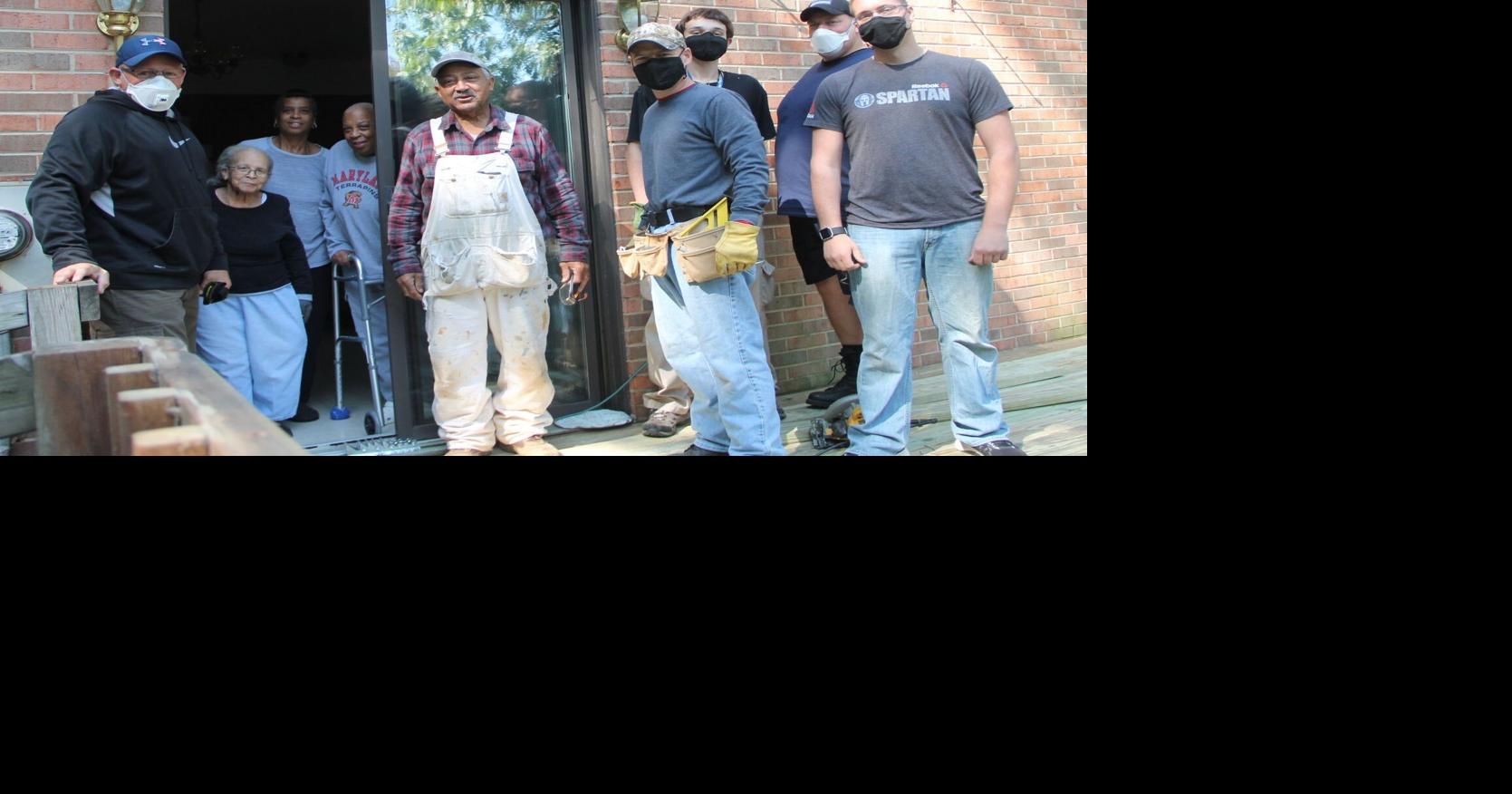 Purcellville Police Department volunteers to build new deck for local ...