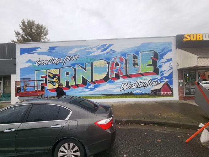 New mural in progress on Main Street | Ferndale Record | lyndentribune.com