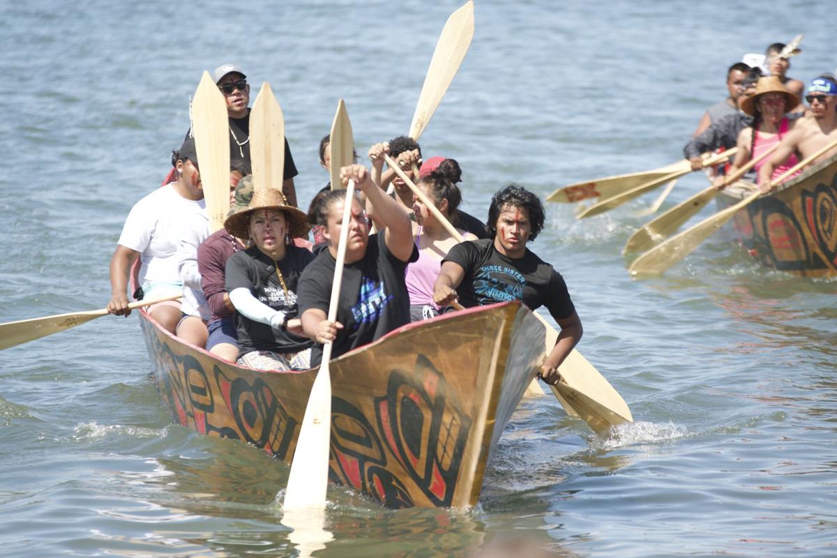 Tribes unite for annual canoe journey at Paddle to Lummi | Community ...
